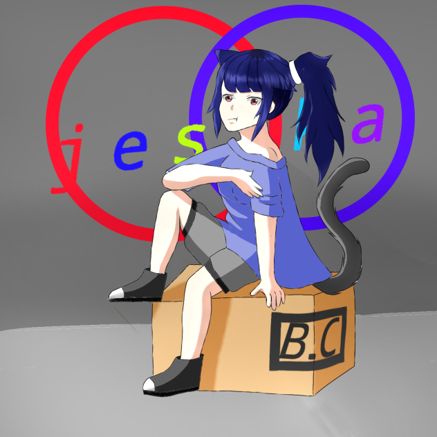 black cat jesika - ibisPaint