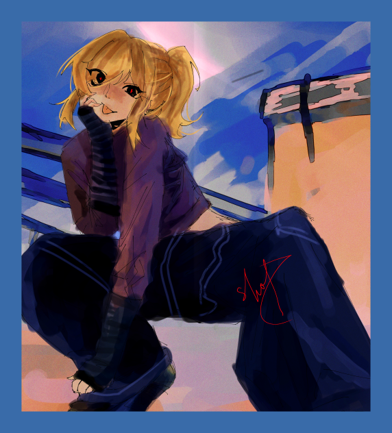 pose and bg practice - ibisPaint