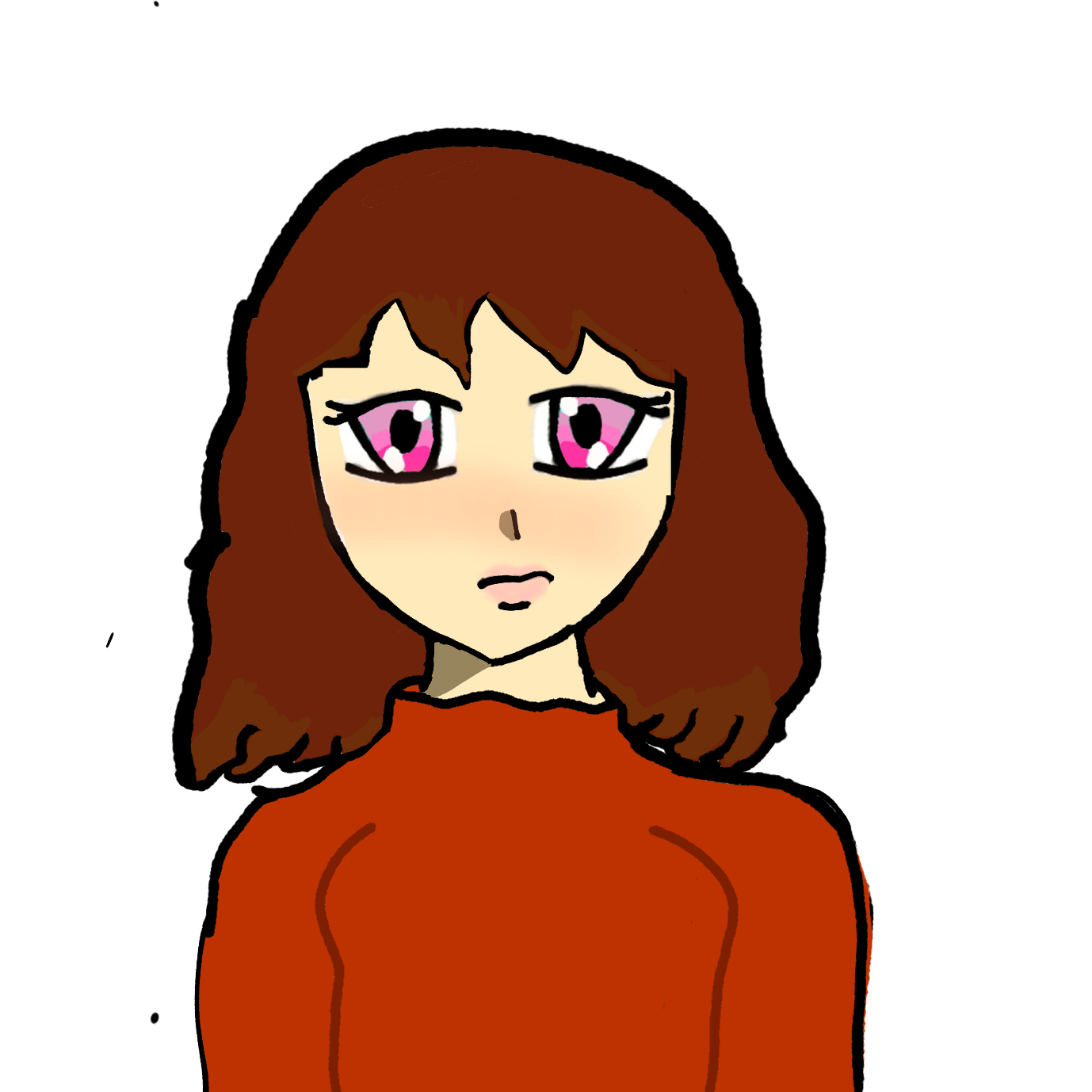 random anime girl - ibisPaint