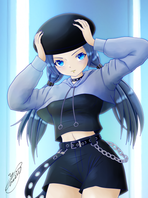 Girl's determination - ibisPaint