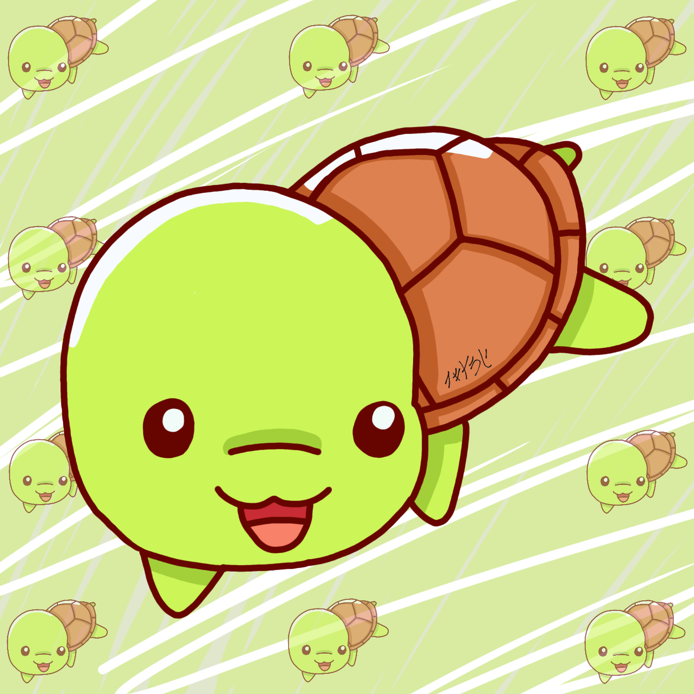 kawaii turtle🌸🐢 - ibisPaint