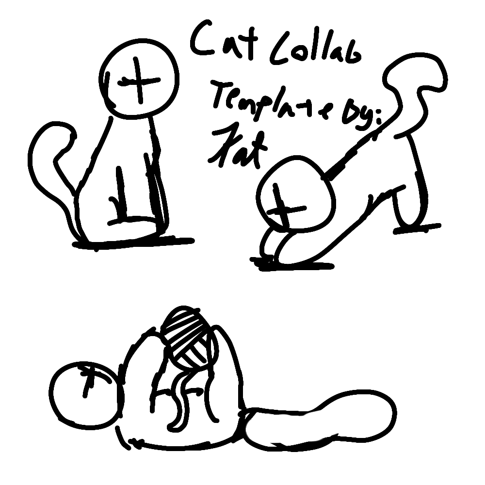 cat collab template - ibisPaint