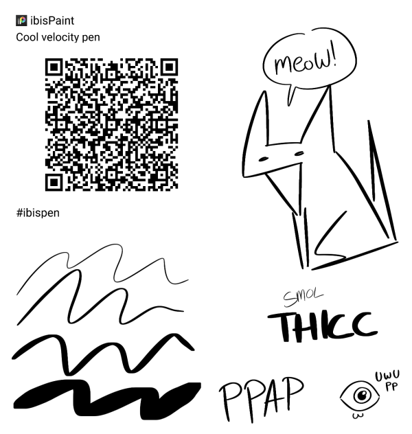 Cool velocity pen - ibisPaint