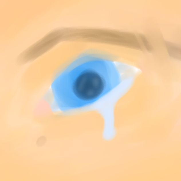 crying eye. 泣いている目 - ibisPaint