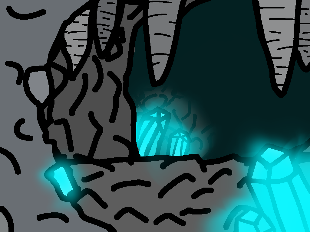 The Glow Cave - ibisPaint