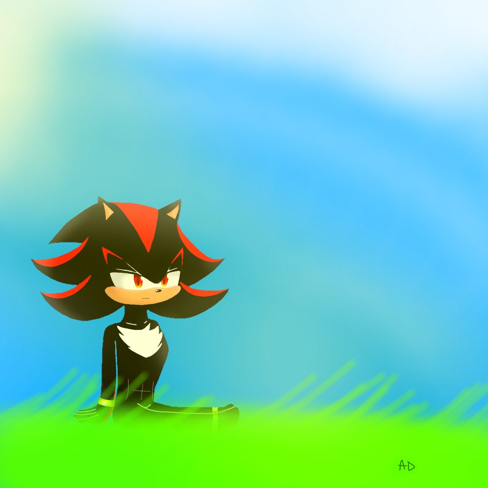 Shh, don't tell Shadow I'm here! - ibisPaint
