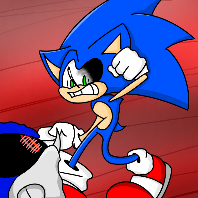 sonic corrupted - ibisPaint