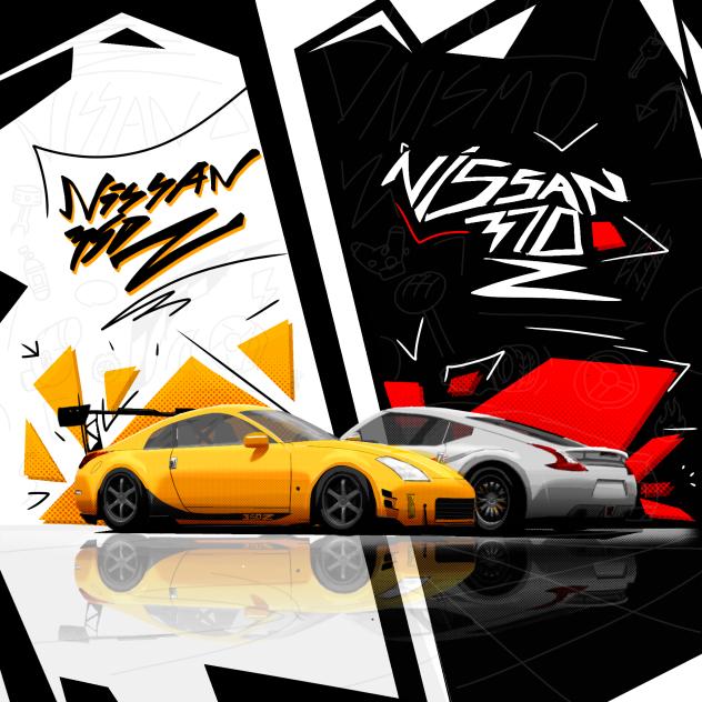 Nissan 350 - 370 Z - ibisPaint