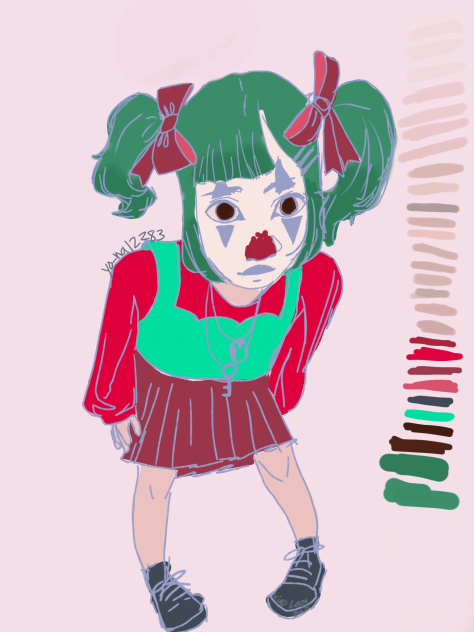 clown based oc - ibisPaint