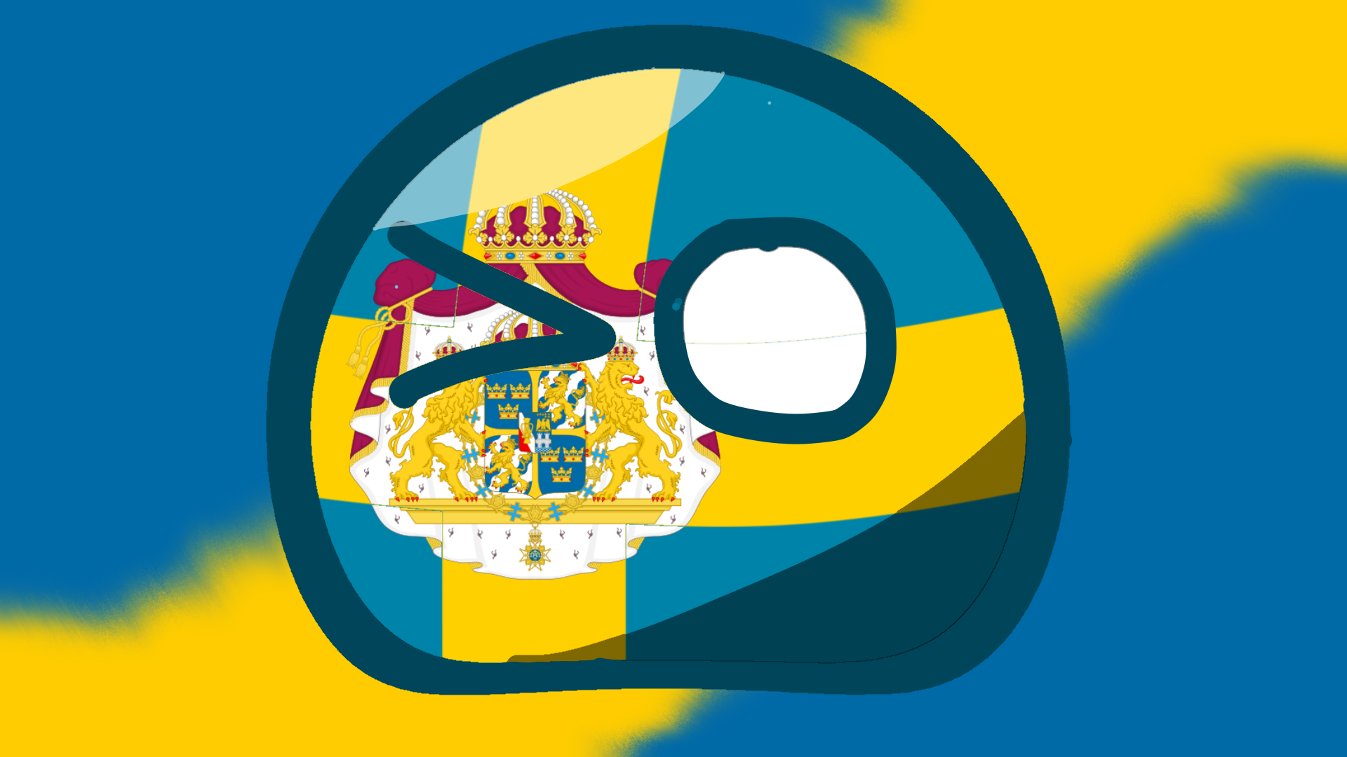 Sweden Countryball - ibisPaint