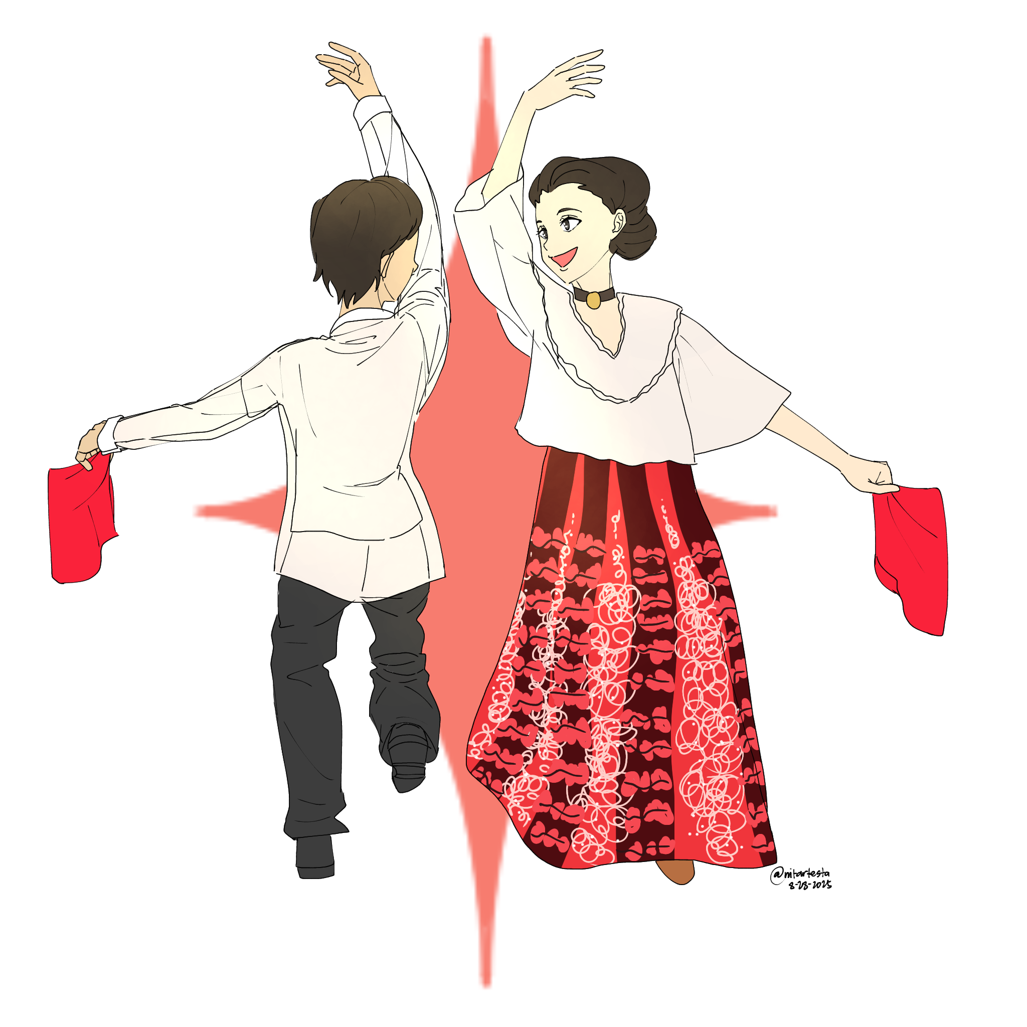 Cultural Dance(August Day 28) - ibisPaint