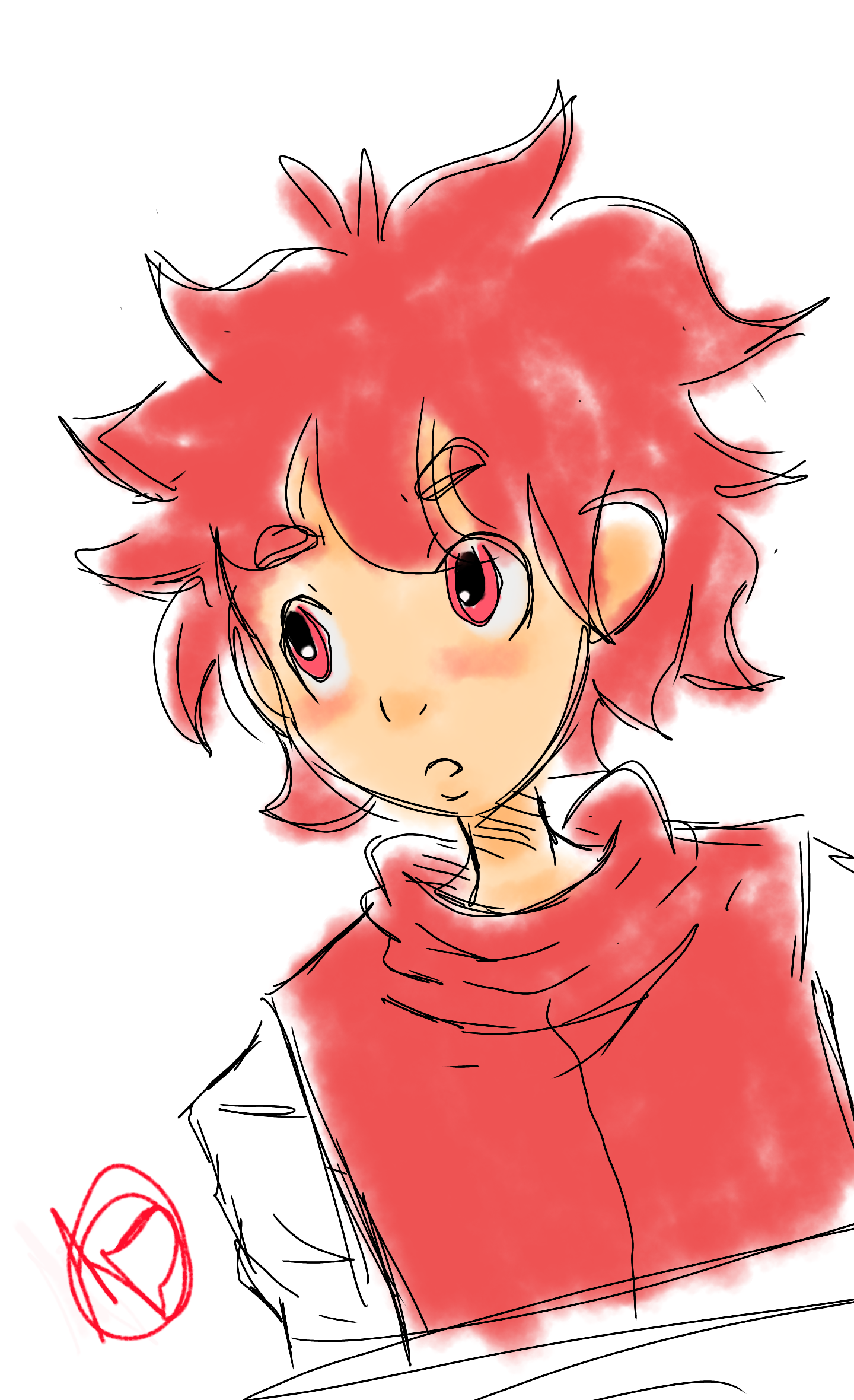 -Red Lad- Practice Piece - ibisPaint