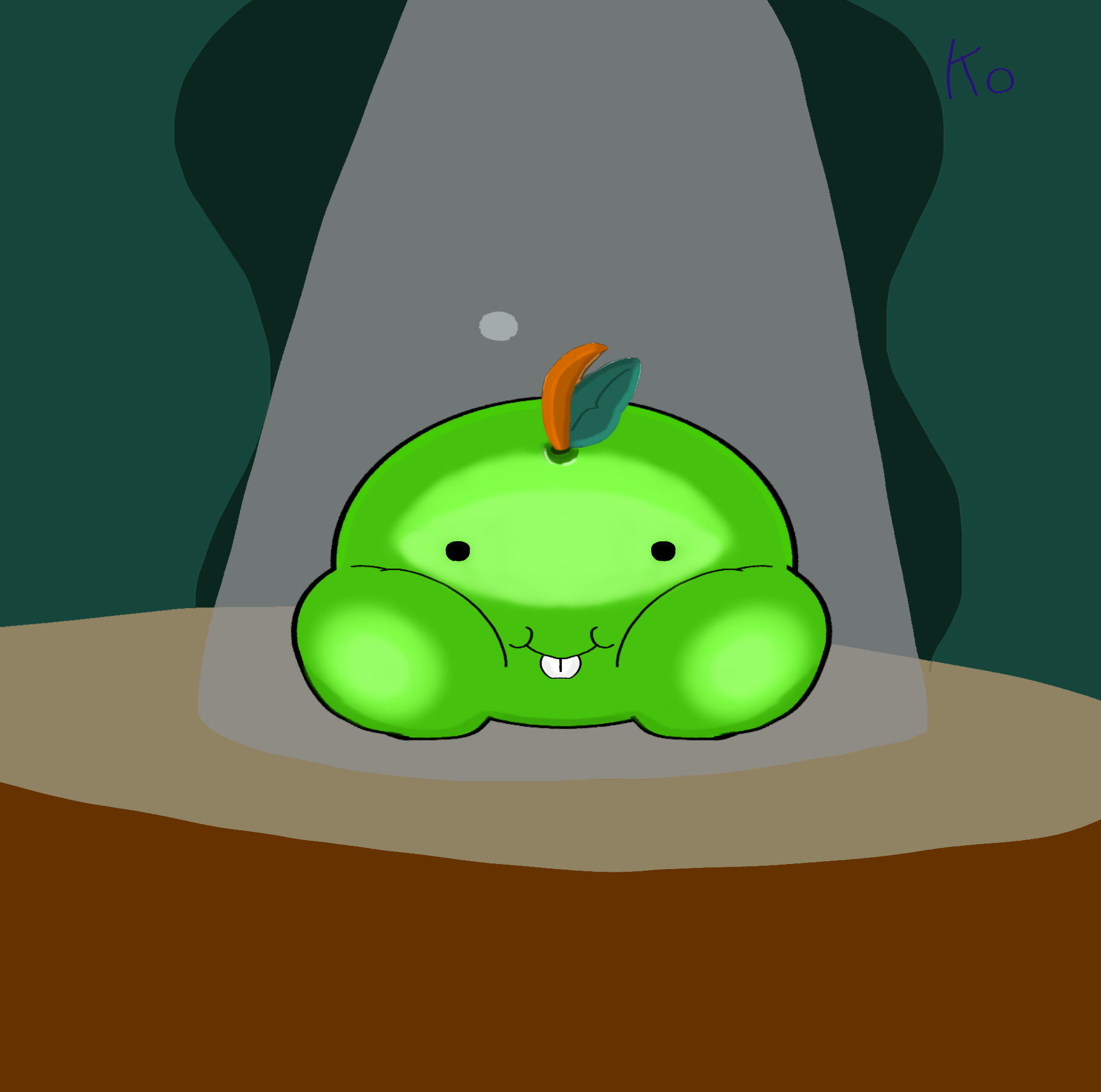 Gren The Green Apple - ibisPaint