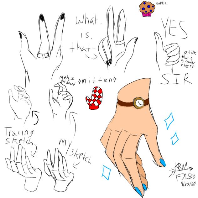 digital hand practice - ibisPaint