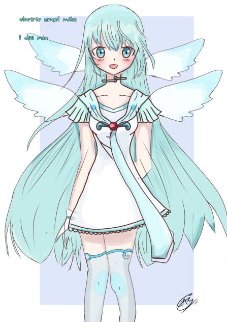electric angel miku - ibisPaint