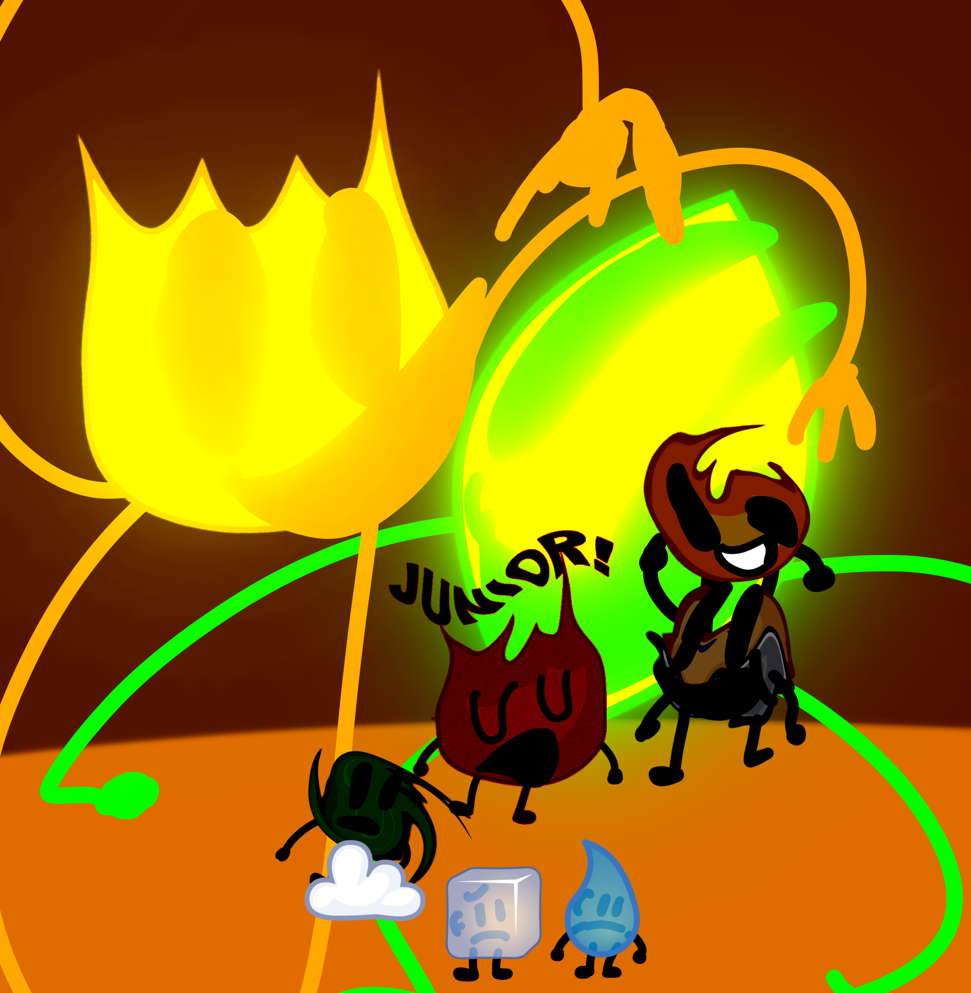 Mario is missing but Bfdi - ibisPaint