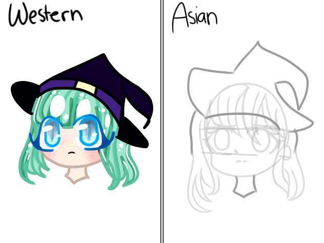 Western vs. Asian Art - ibisPaint