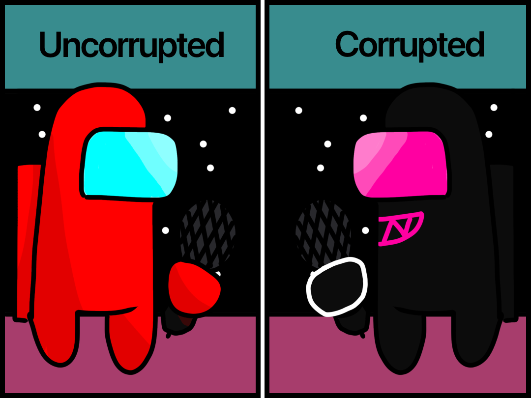 Among us fnf corruption - ibisPaint