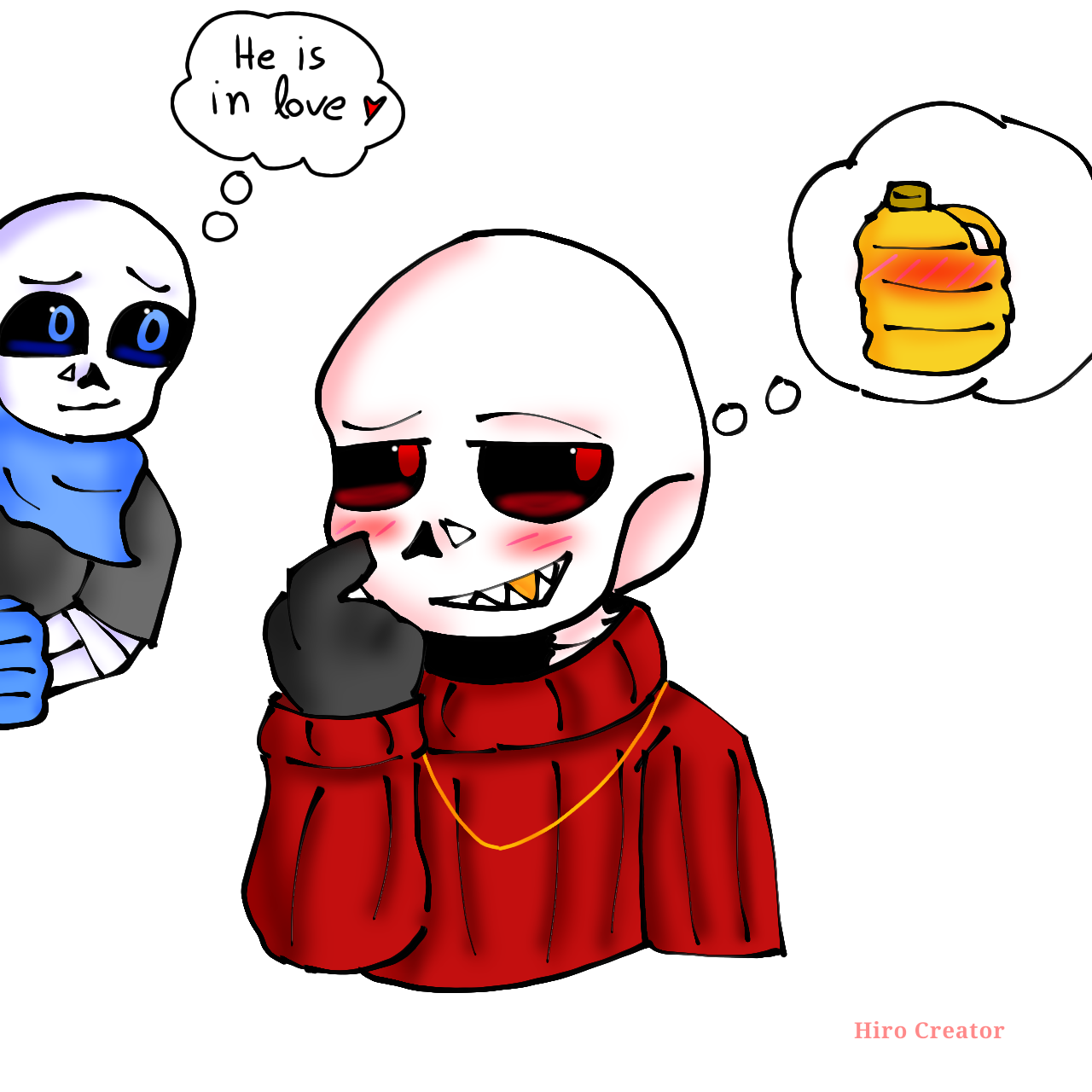 FELL SANS IS IN LOVE - ibisPaint