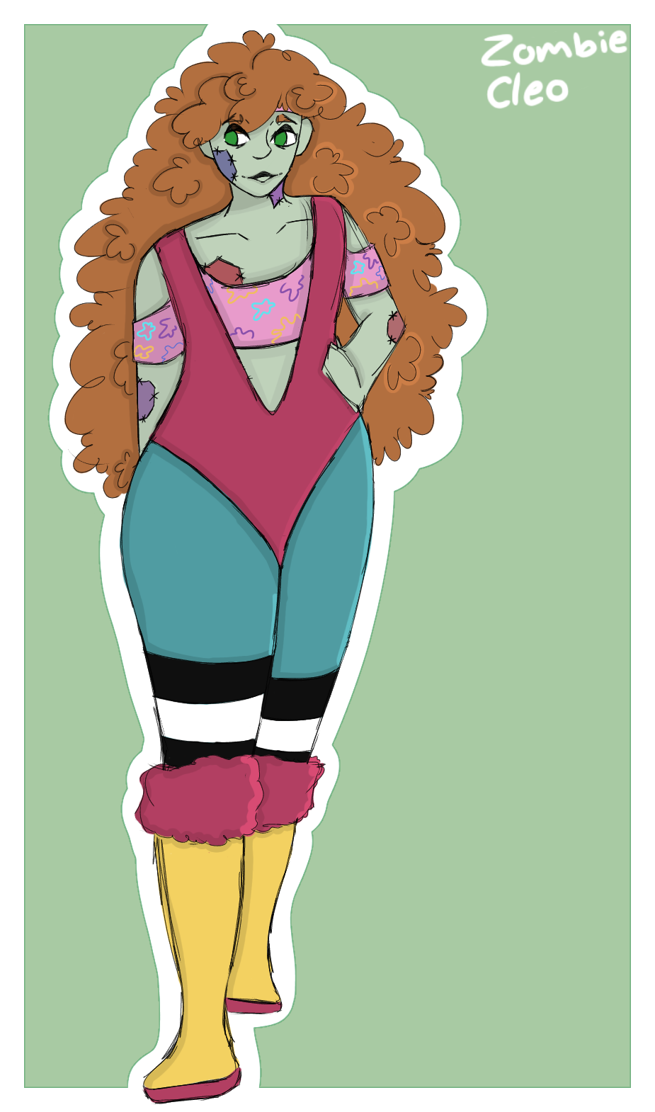 Zombie Cleo - ibisPaint