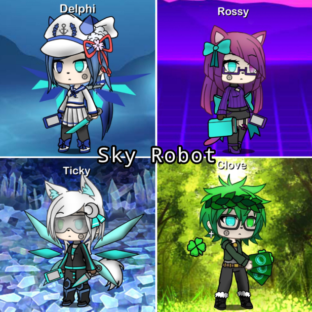 Sky Robots - ibisPaint