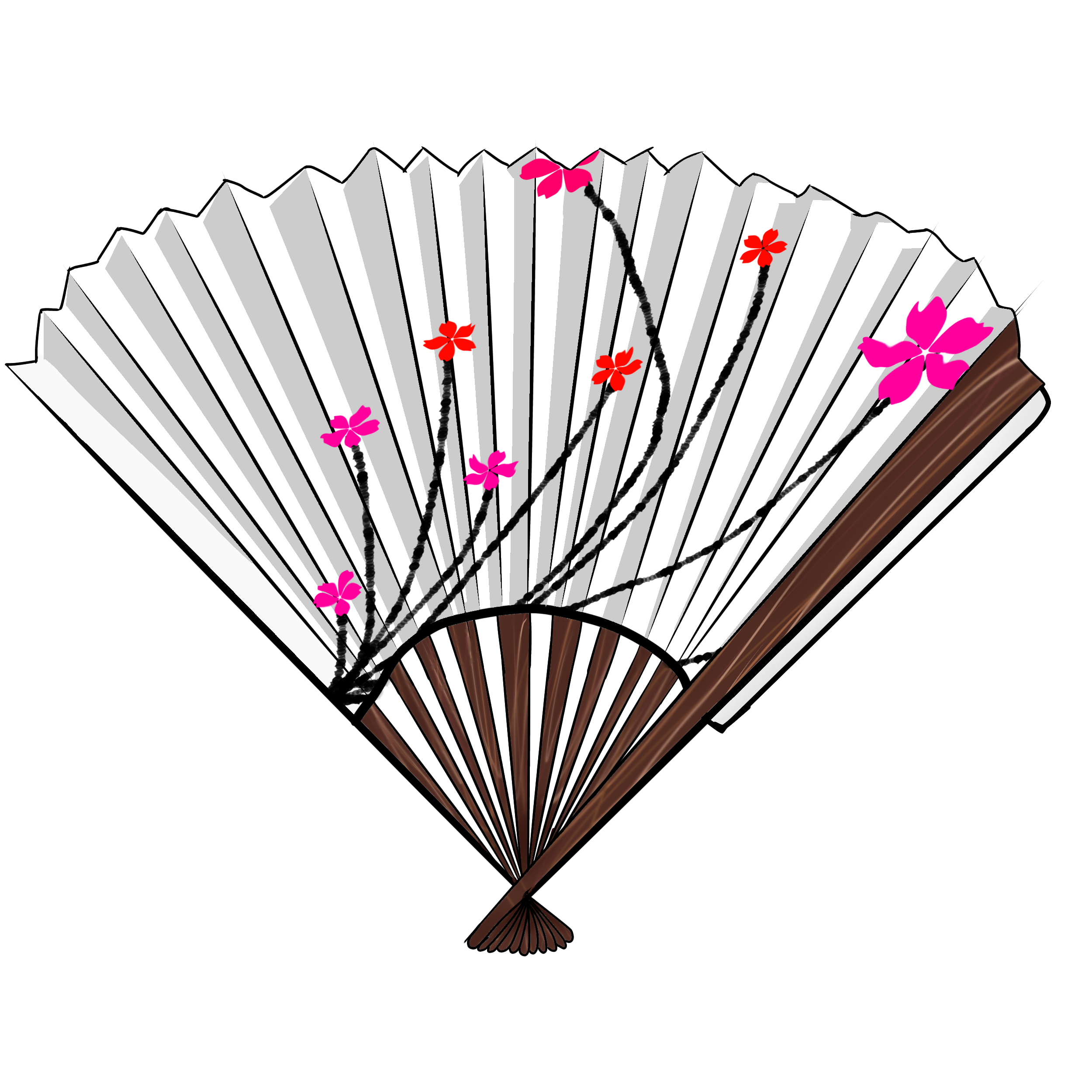 SENSU holding fan - ibisPaint