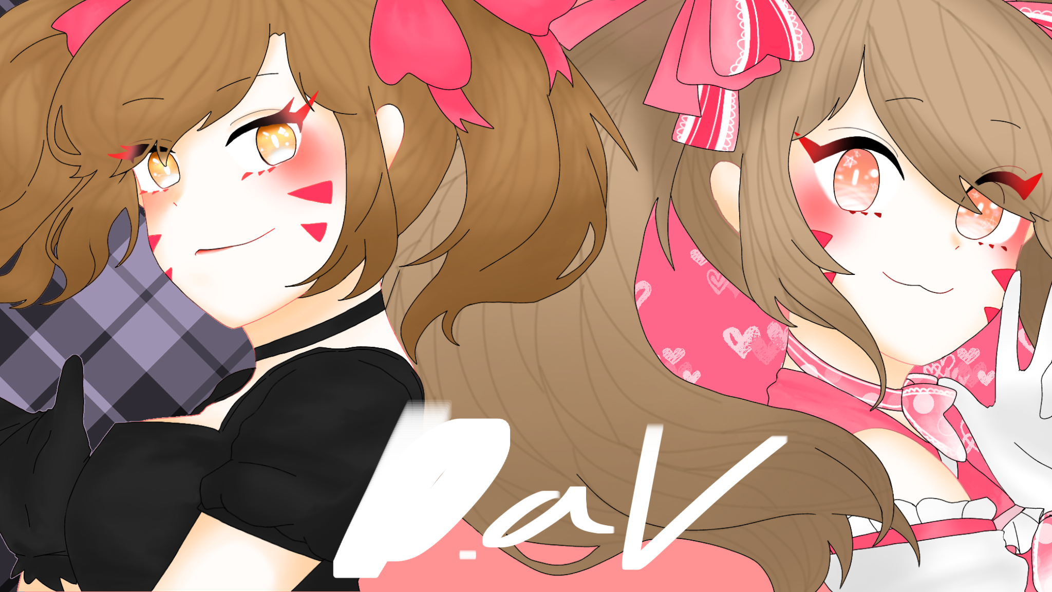 고양이 토끼 D.AV - ibisPaint