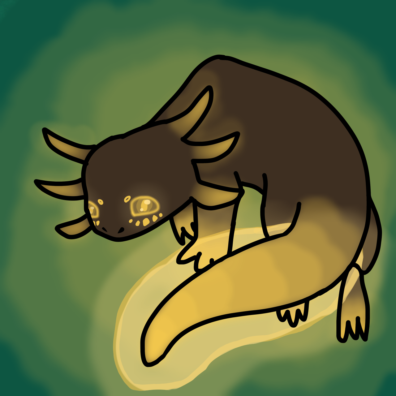 Firefly Axolotl - ibisPaint