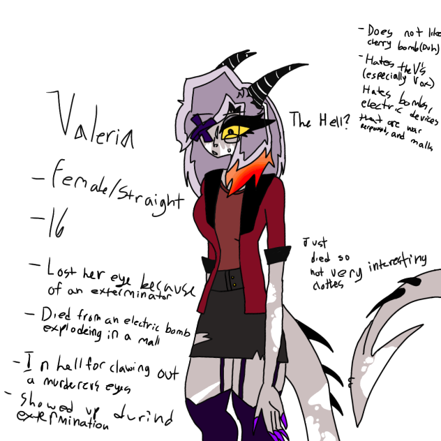 Helluva boss slash hazbin hotel oc - ibisPaint