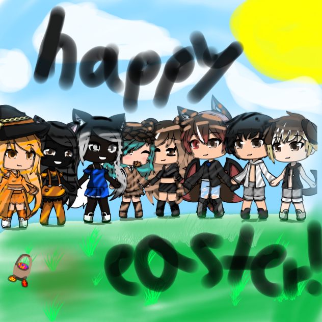 happy Easter everyone from Ash(me) - ibisPaint