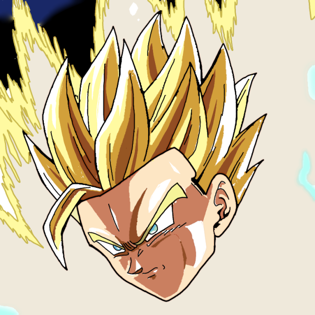Super Saiyan 2 Gohan - ibisPaint