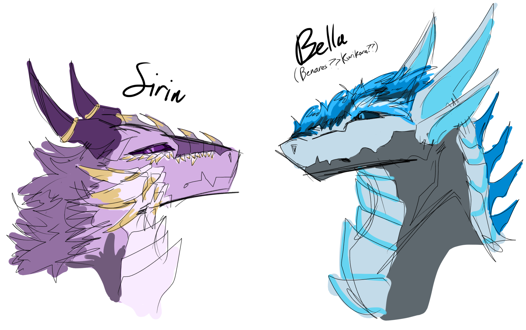 Silly dragons - ibisPaint