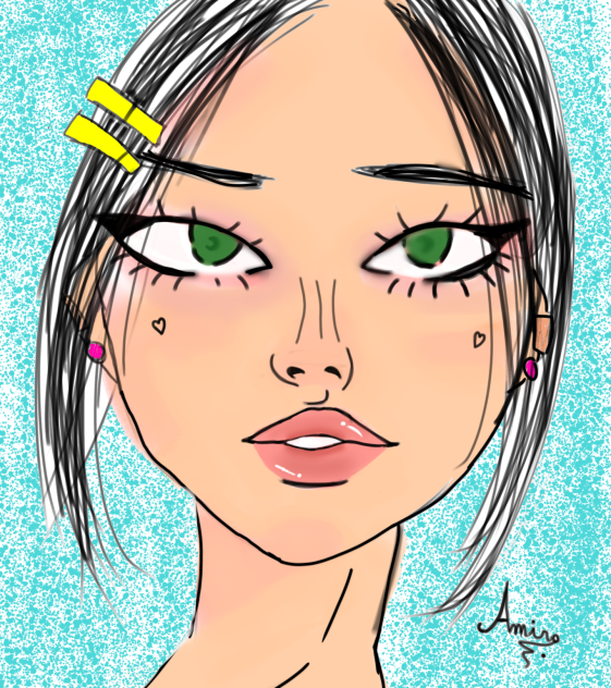 Cool girl - ibisPaint