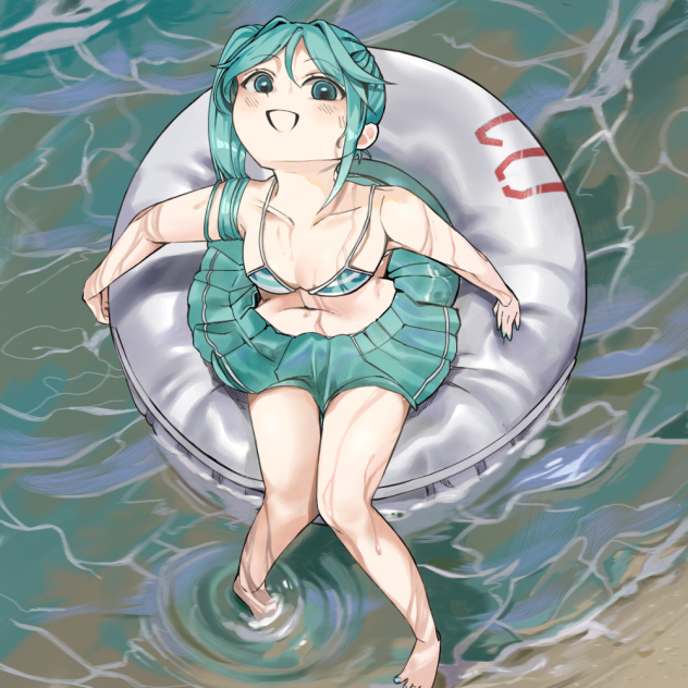 Swimsuit miku - ibisPaint