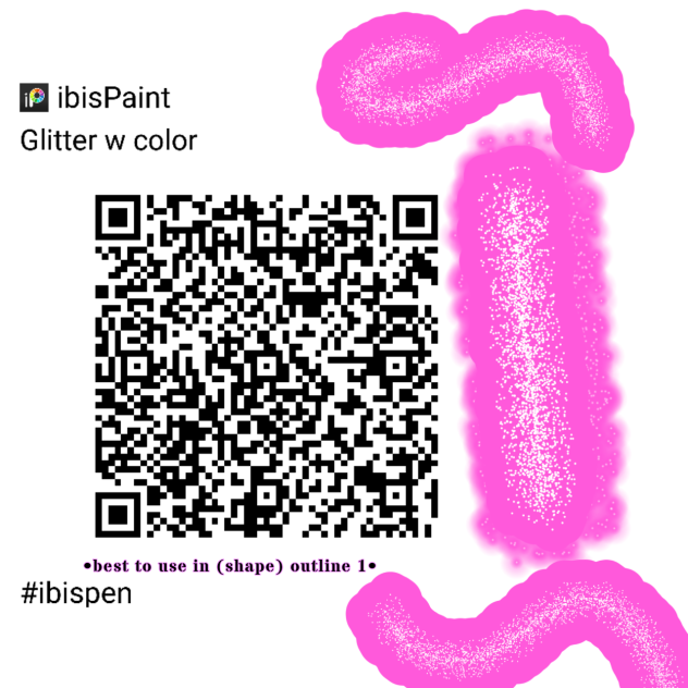Qr code°°Glitter x color♡ - ibisPaint