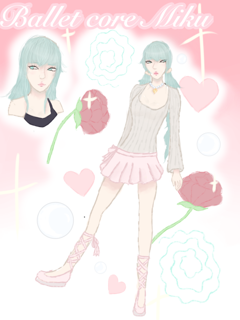 Ballet core Miku🩰🎀 - ibisPaint