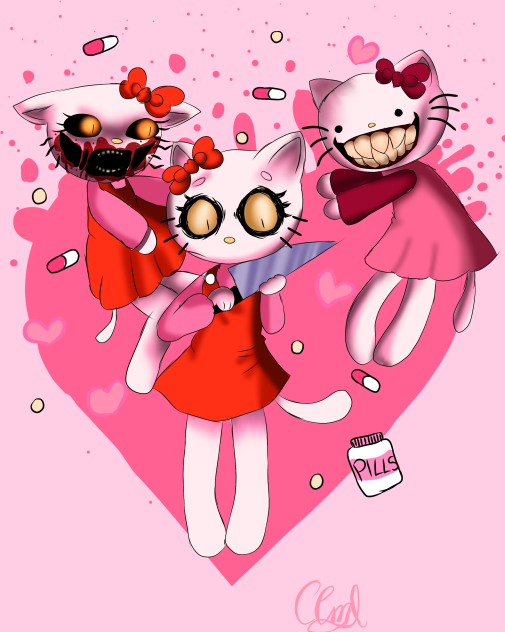 HELL ON KITTY - ibisPaint