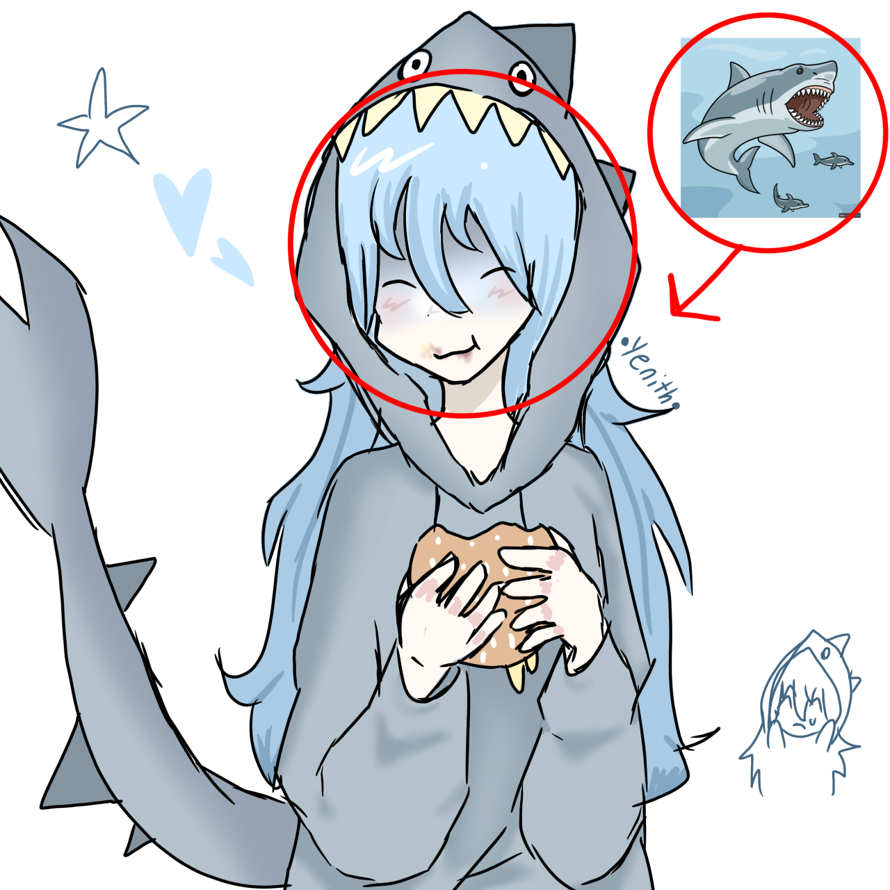 🦈Shark girl🦈 - ibisPaint