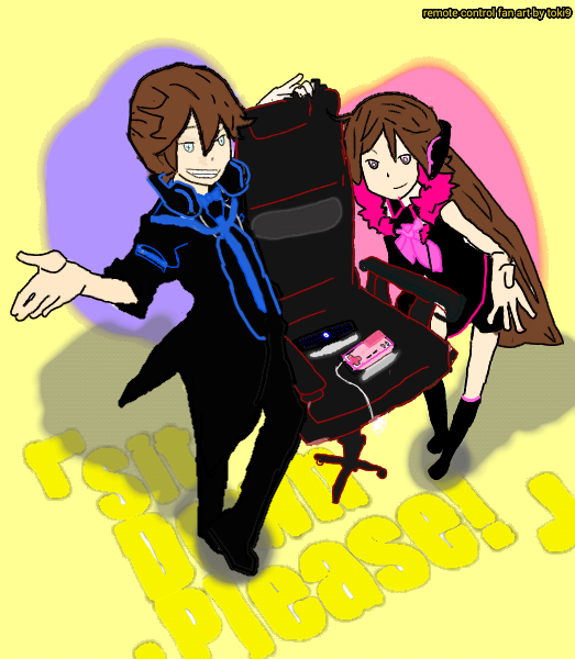 Remote control fan art - ibisPaint