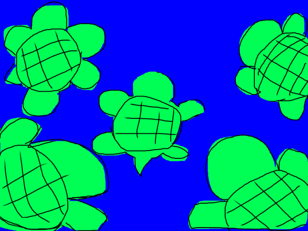 turtles - ibisPaint