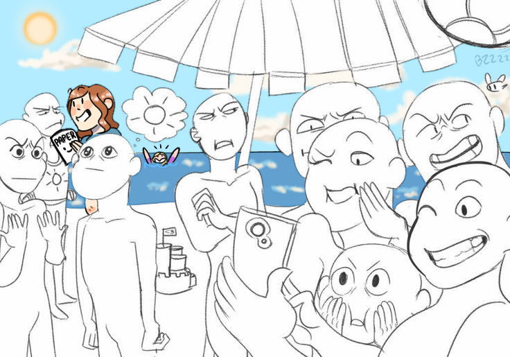 Beach Collab - ibisPaint