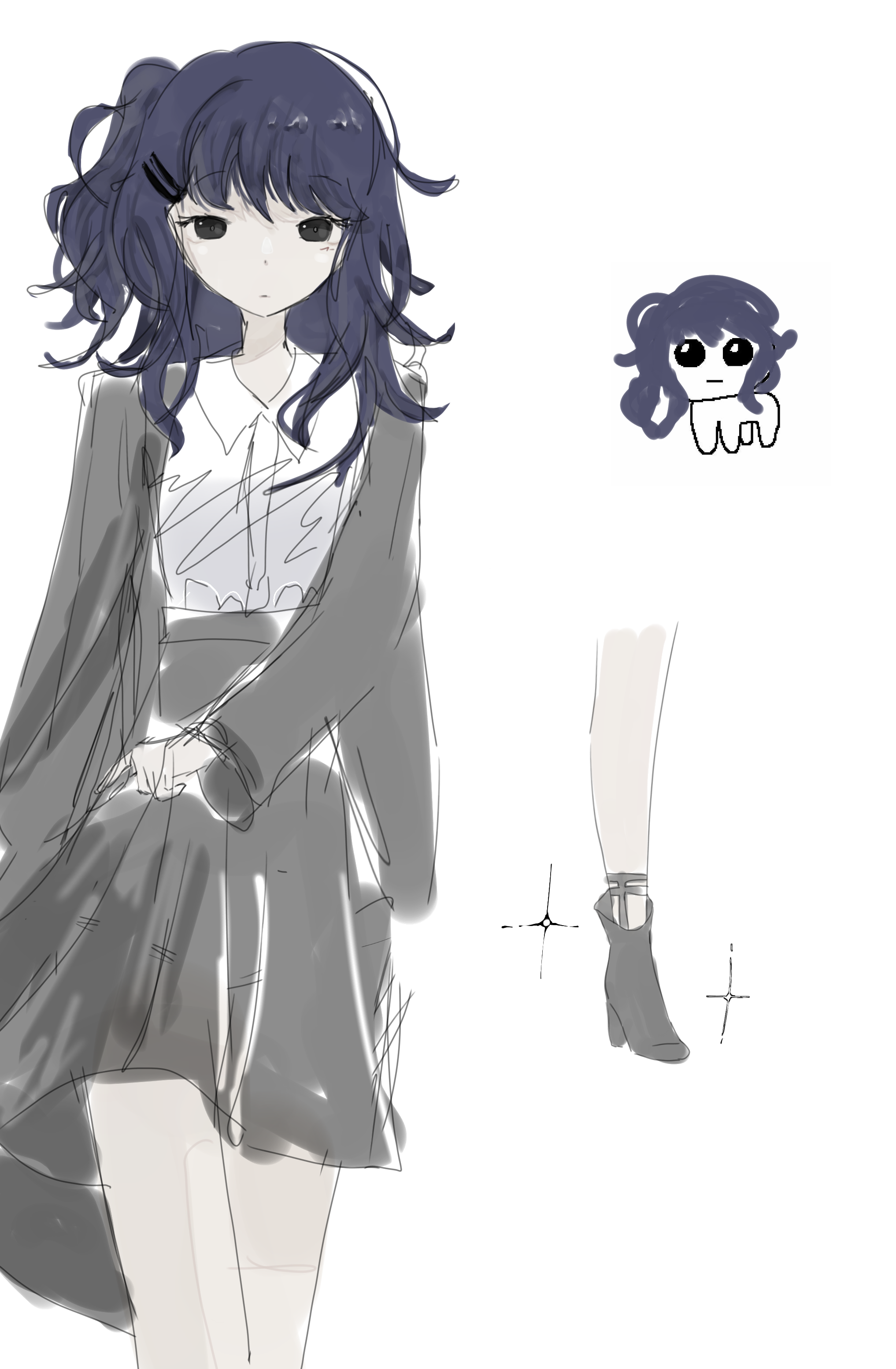 just.. oc, she has no name - ibisPaint