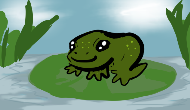 Just a Frog - ibisPaint