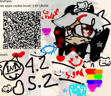 candy apple cookie brush - ibisPaint