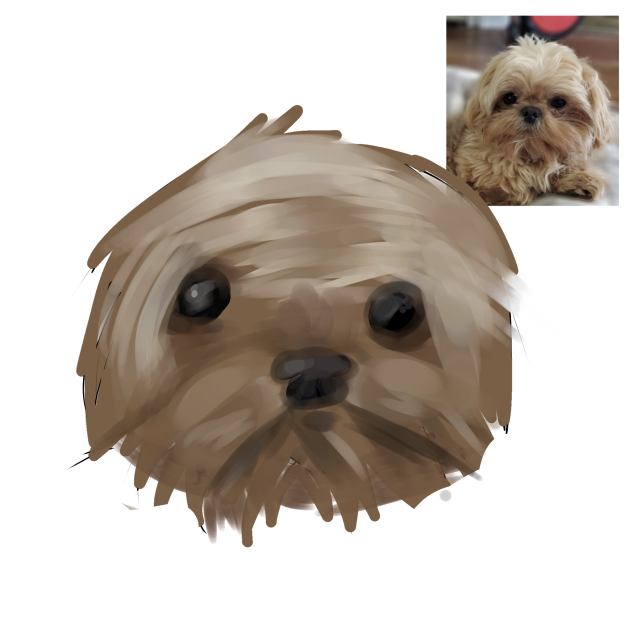 Louie my dog - ibisPaint