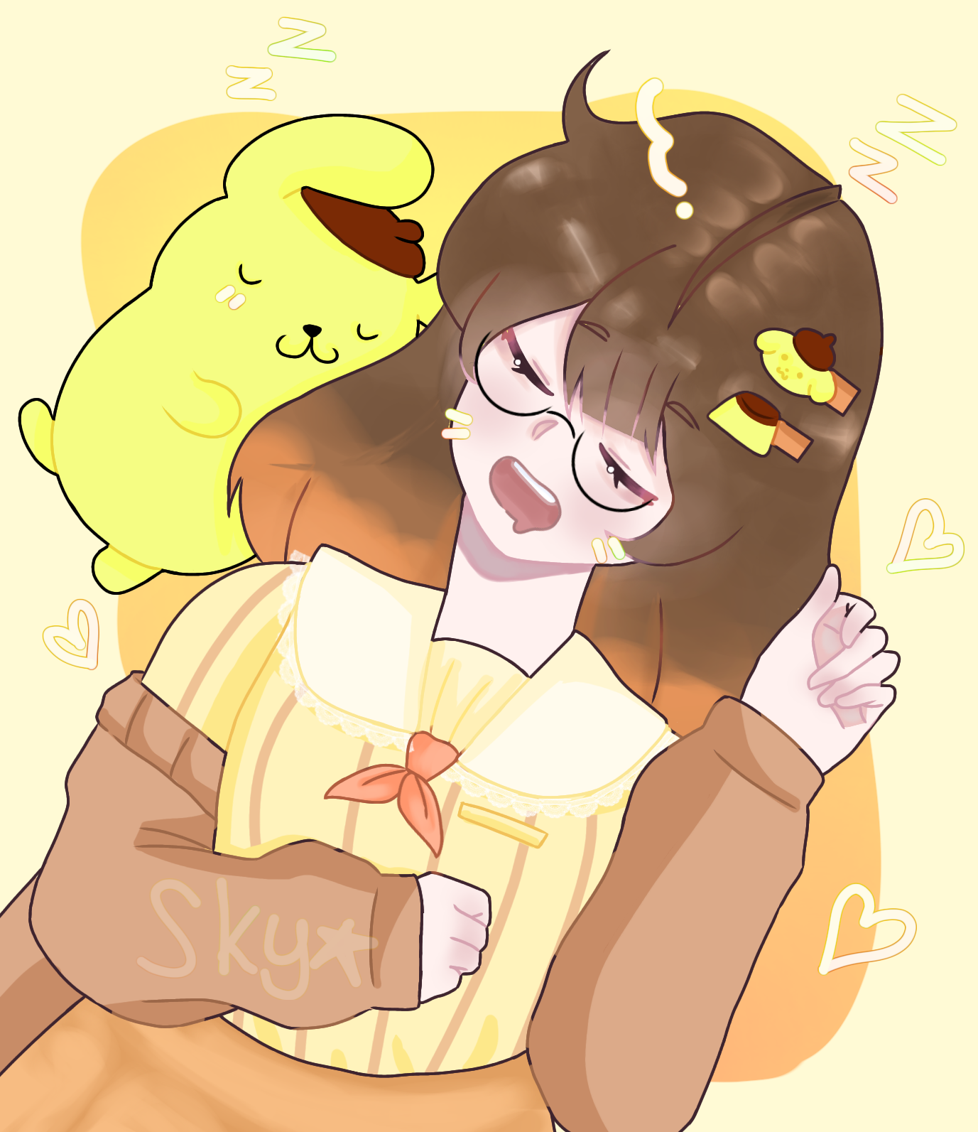 pom pom purin girl - ibisPaint