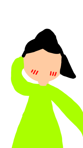 Baldi but its a girl version - ibisPaint