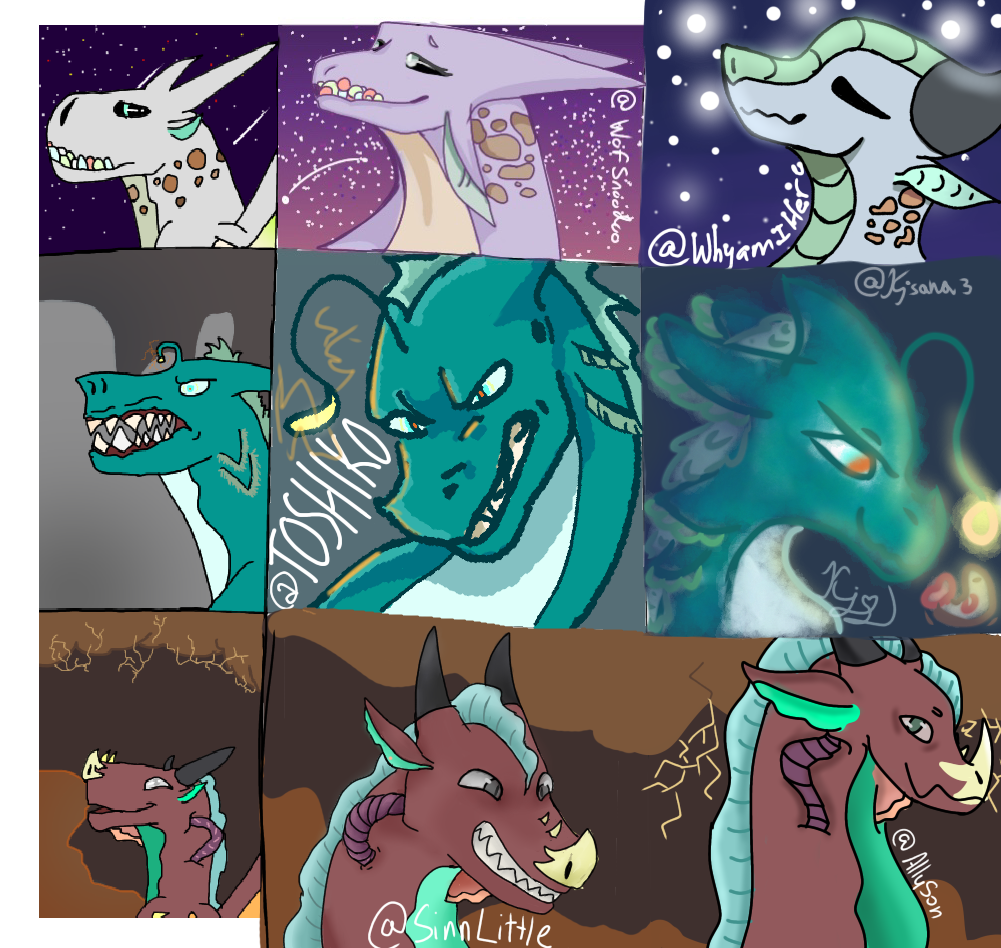 Dragon collab - ibisPaint