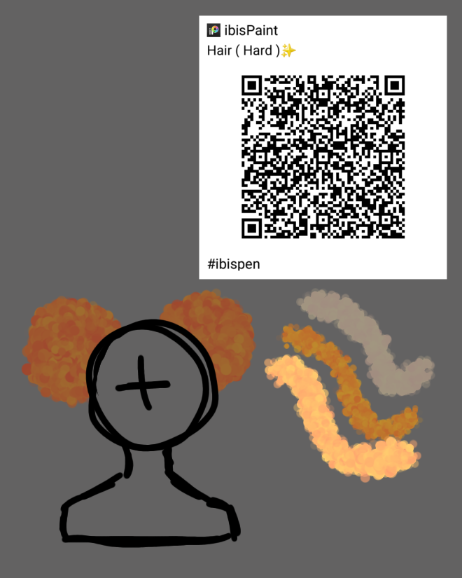 Hair ( buns ) - ibisPaint