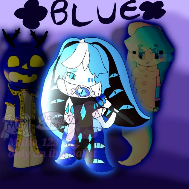 the blue trio - ibisPaint